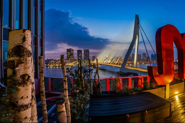 nhow Rotterdam: Iconisch gebouw met spectaculair uitzicht